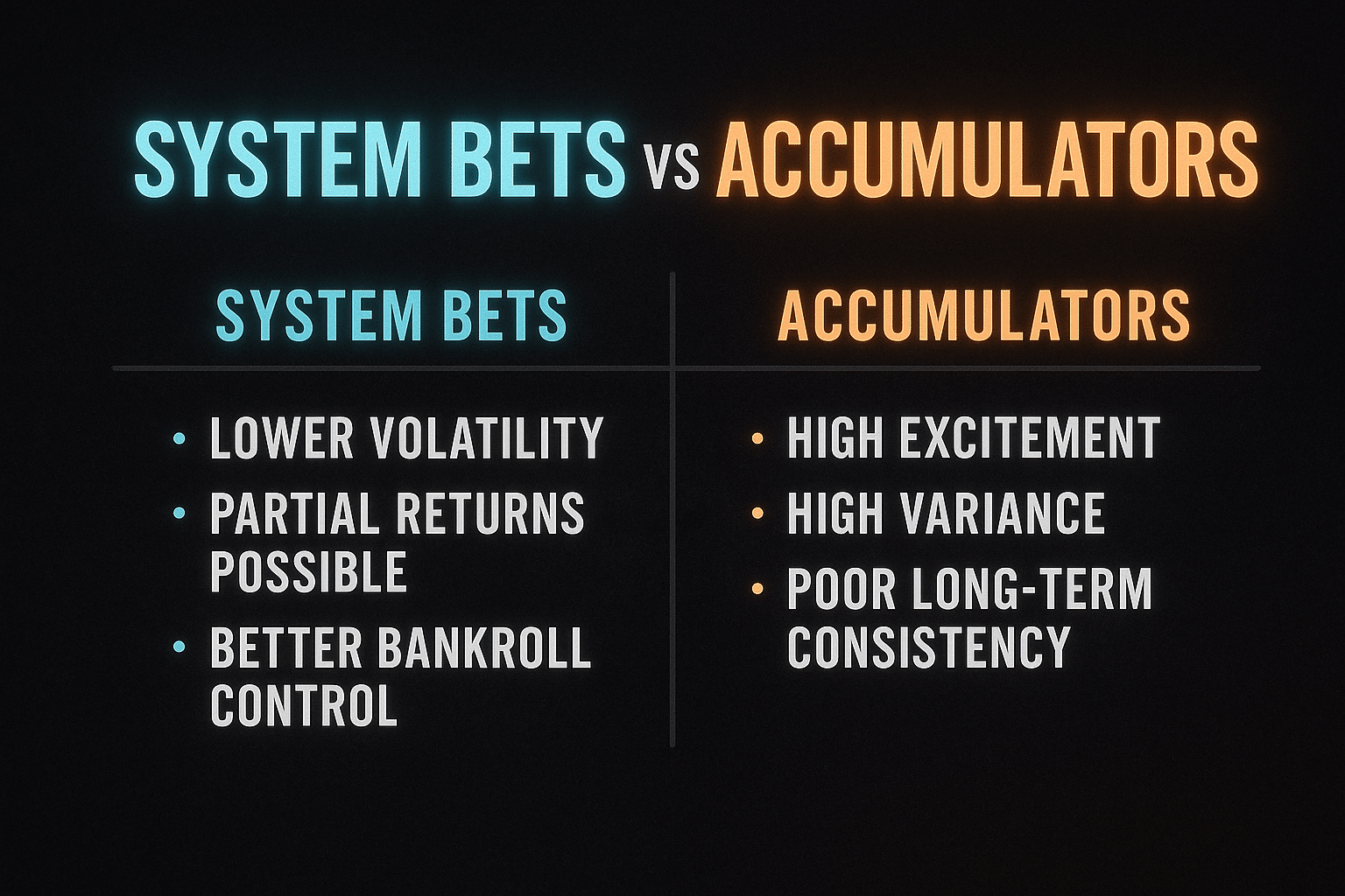 System Bets vs Accumulators – Which Is Better Long Term?